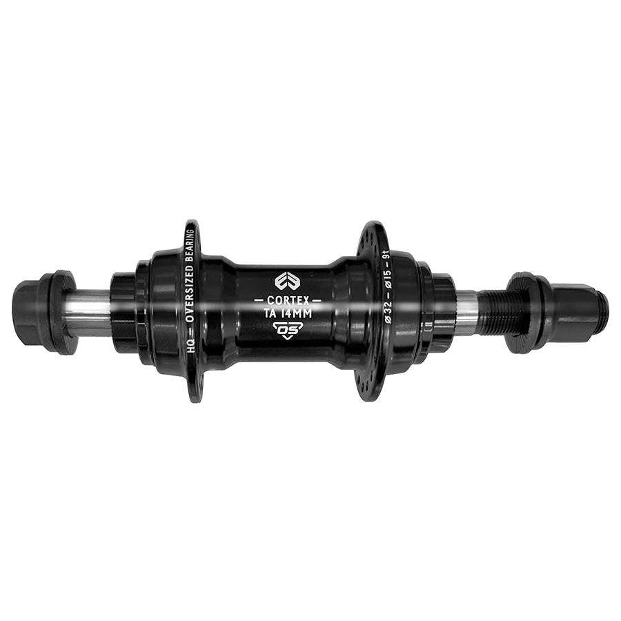 Eclat Cortex TA Hub Front 36H 100mm Black – Black Mountain