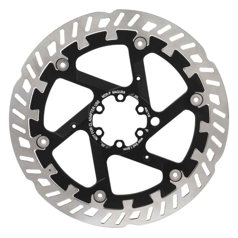 Magura MDR-P Disc Brake Rotor - 203mm 6-Bolt For eBike Silver/Black ...