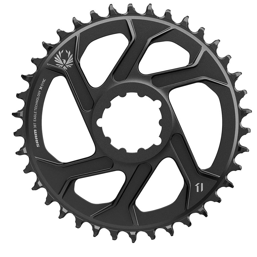 SRAM X-Sync 2 Eagle Direct Mount Chainring 38T Boost 3mm Offset Gold L ...