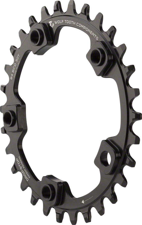 Wolf Tooth 94 BCD 5-Bolt Drop-Stop Chainring – Black Mountain Bicycles