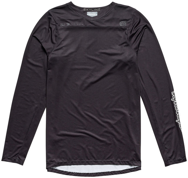 Troy Lee Designs Skyline Long Sleeve Jersey – Mono Black Large – Black ...